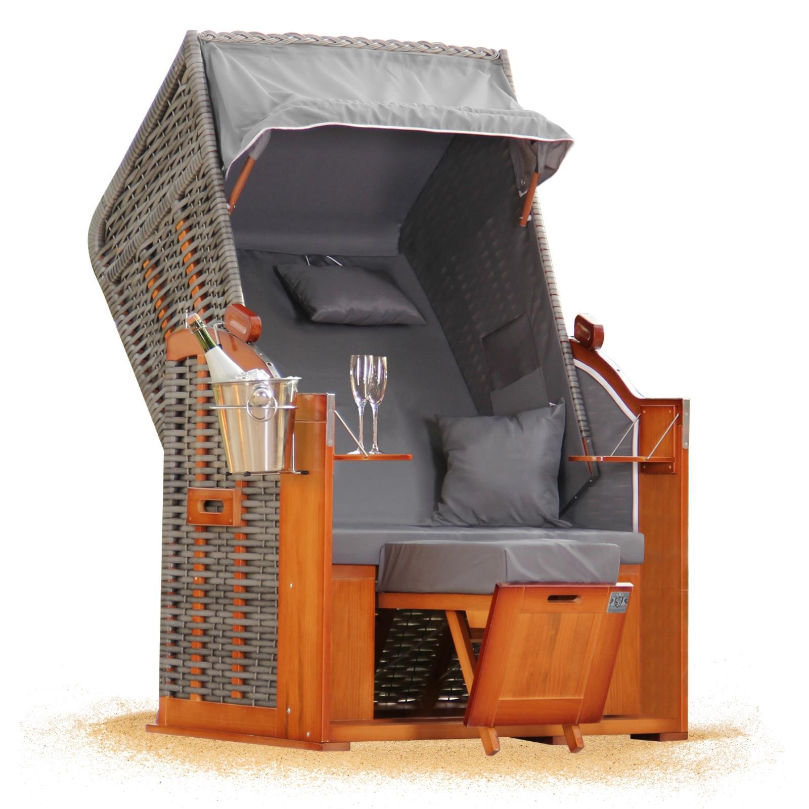 Strandkorb Hanse Ostsee Klassik 1-Sitzer - Strandkorb-Hanse.de